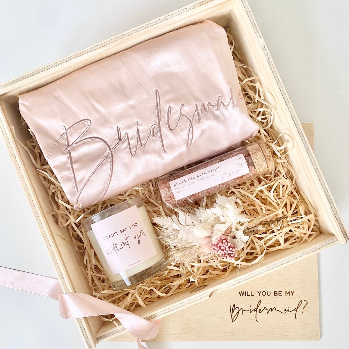 Alexis Bridesmaid Box | Bridal Wear & Soy Candle
