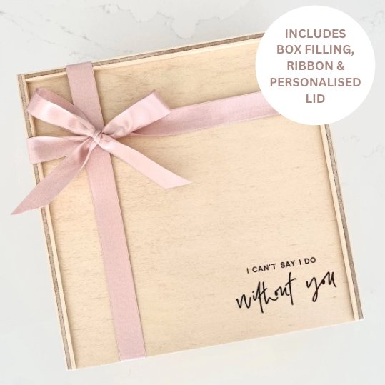 Personalised Engraved Timber Hampers | Bridesmaid Boxes