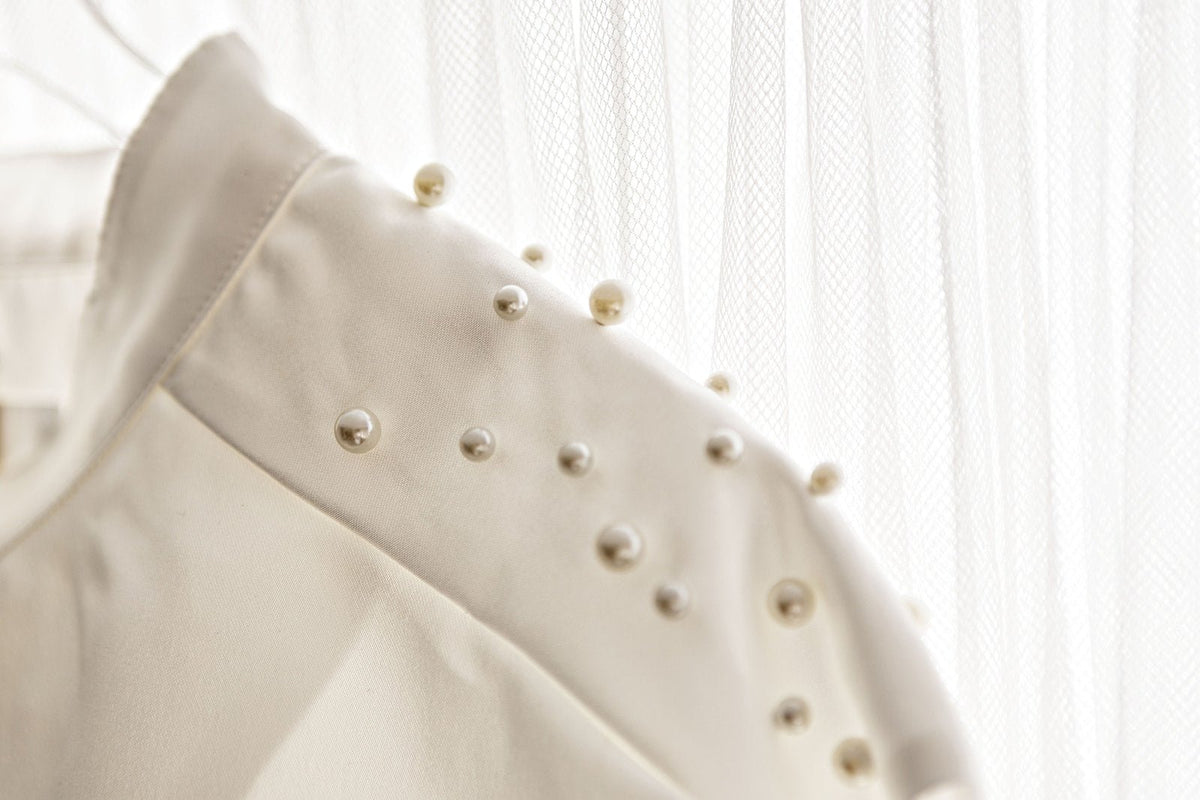 Pearl Bridal Bomber Jacket - FREE Personalisation | Wedding Jacket ...