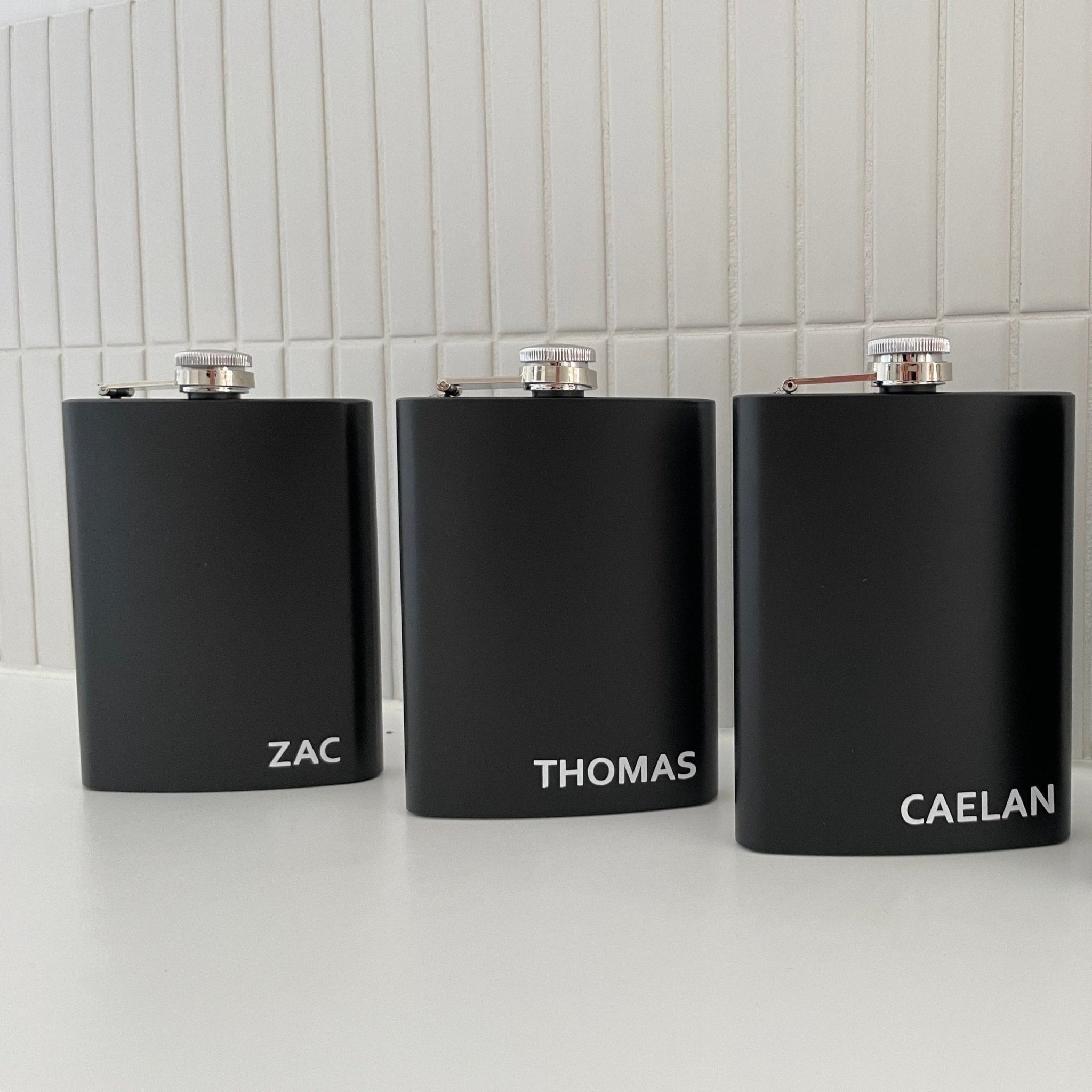 Personalised Hip Flasks Groomsman Gift Ideas | Bridesmaid Boxes