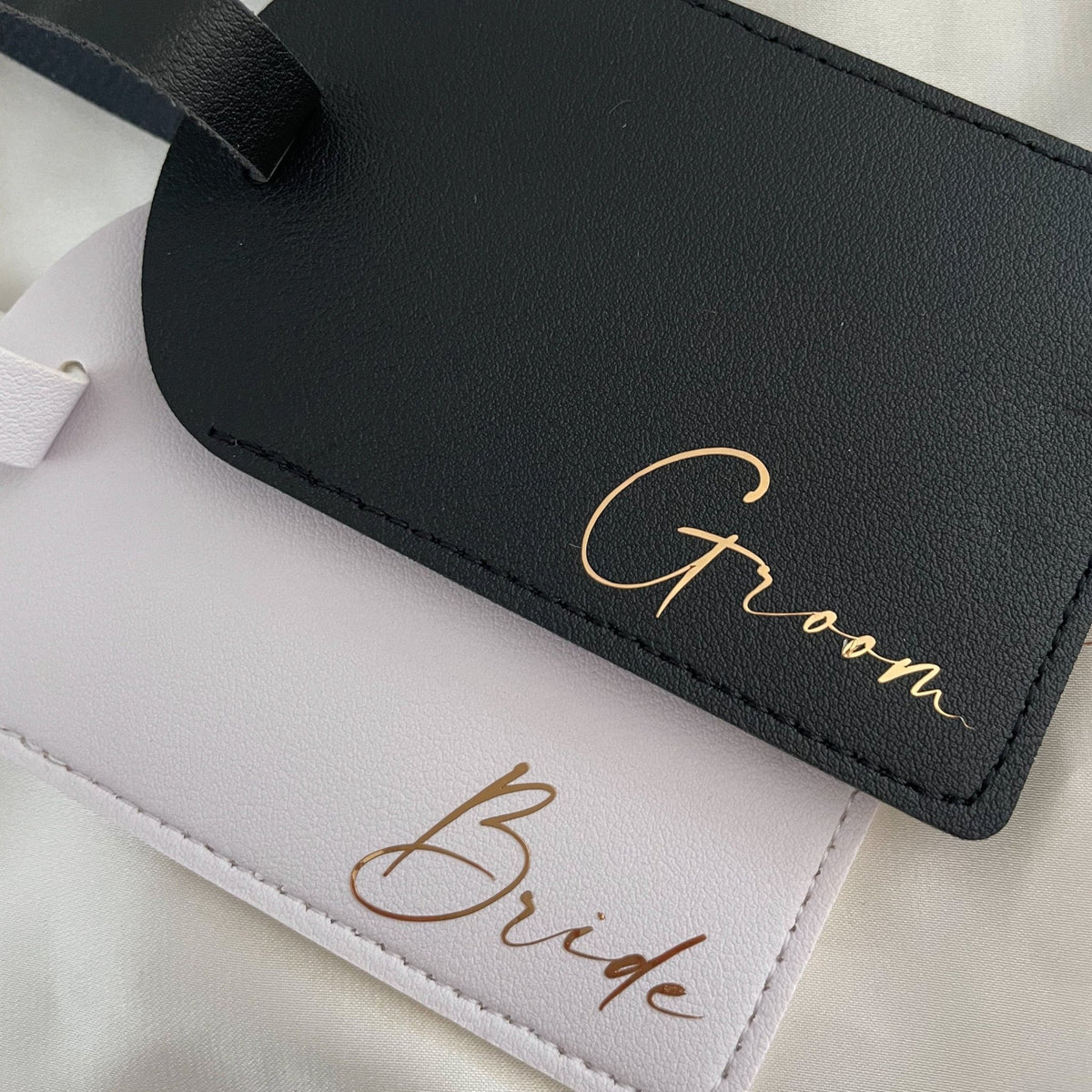 Personalised Leather Look Bag Tags Bridesmaid Gift Ideas | Bridesmaid Boxes