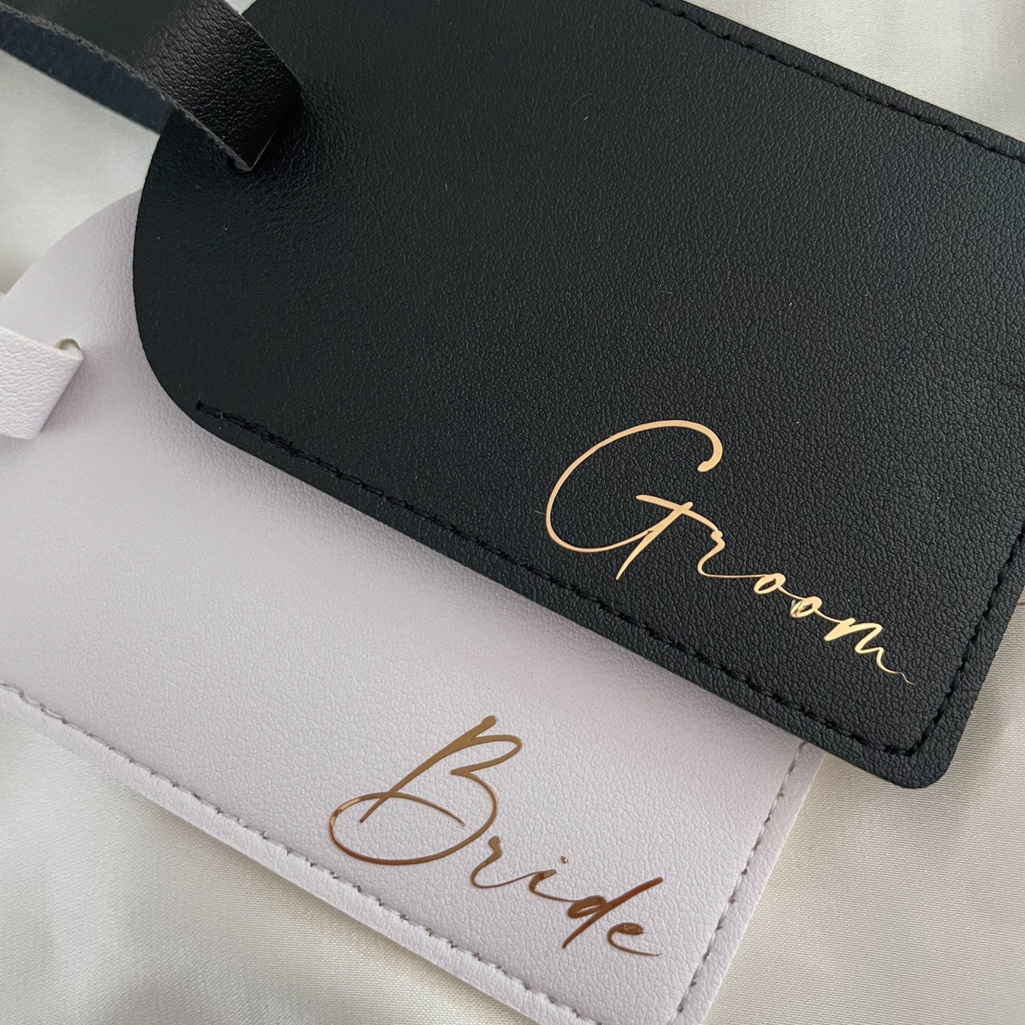 Personalised Leather Look Bag Tags Bridesmaid Gift Ideas | Bridesmaid Boxes
