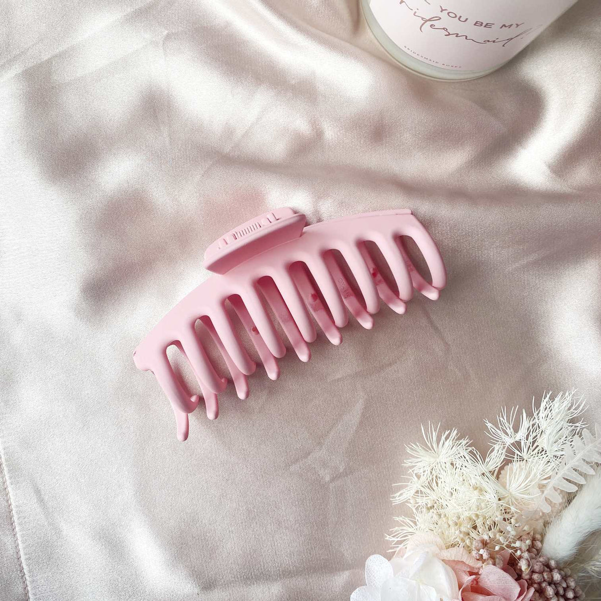 Camel Matte Claw Clip | Bridesmaid Boxes