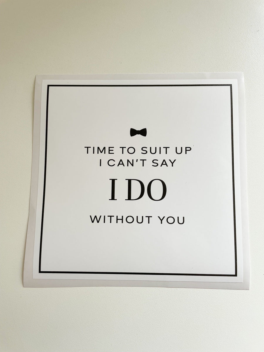 Secret Proposal Label - Guys