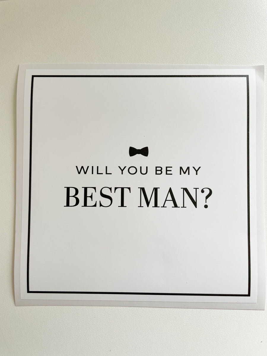 Secret Proposal Label - Guys